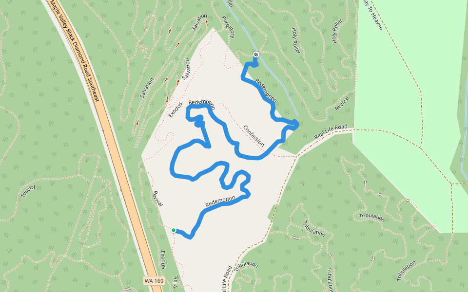 Redemption in Washington | Walking Map