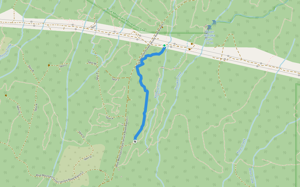 Hump Hill in British Columbia | Walking Map