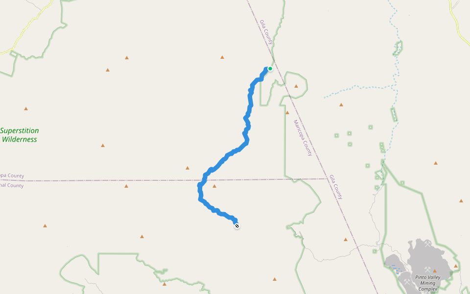 Campaign Trail #256 Hiking - Superstition Mountains, Arizona | Pacer