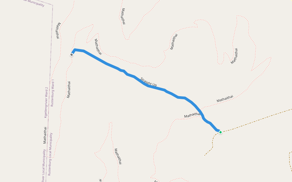 Straight Up Hiking Trail - Phokeng, North West | Pacer