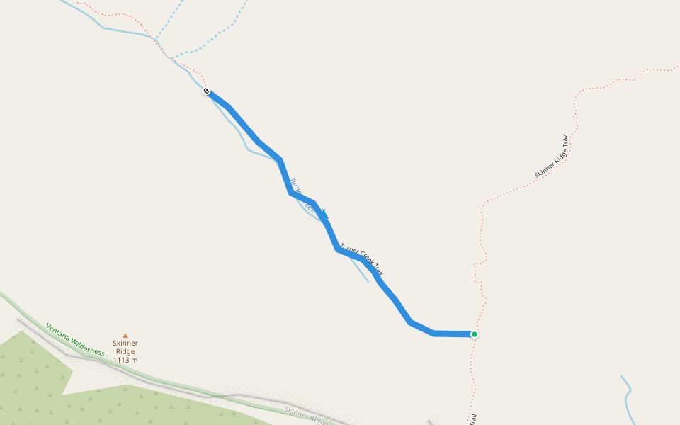 Turner Creek Trail in California | Walking Map