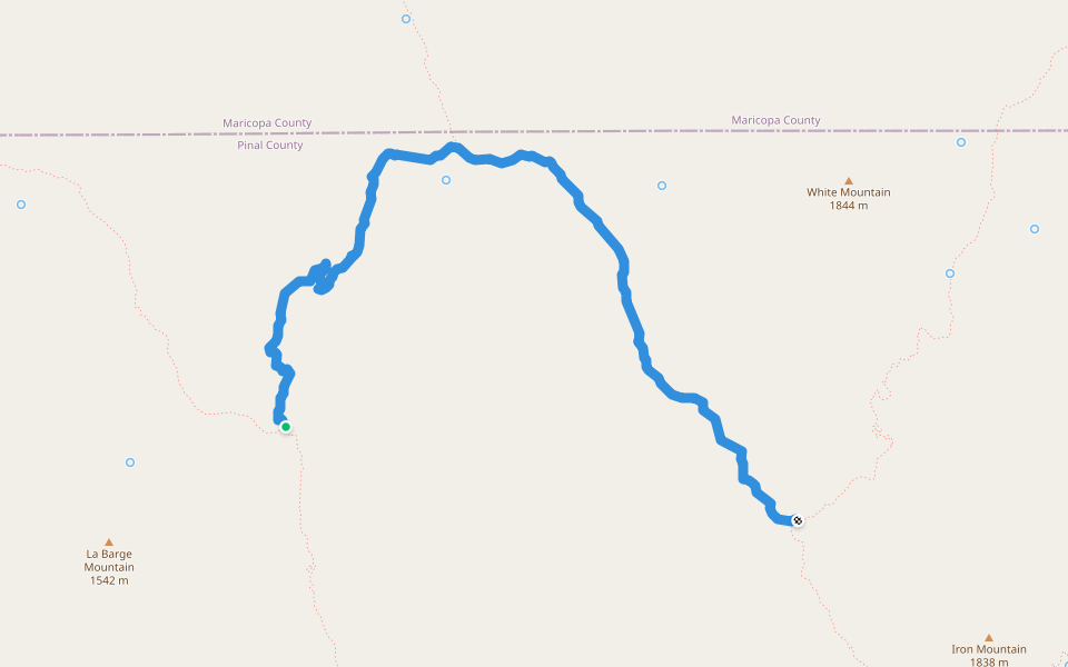 Rogers Canyon Trail #110 in Arizona | Walking Map