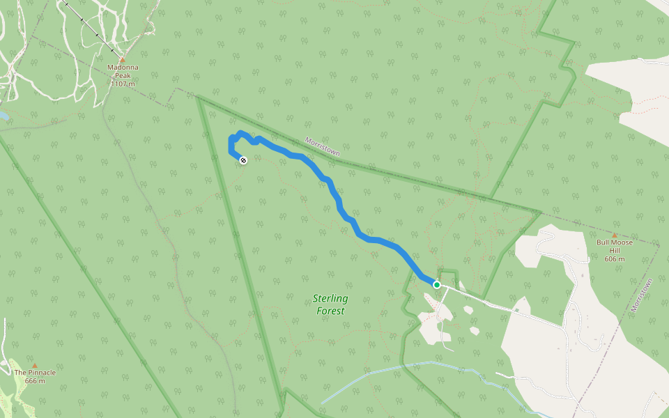 Upper Gorge Loop in Vermont | Walking Map