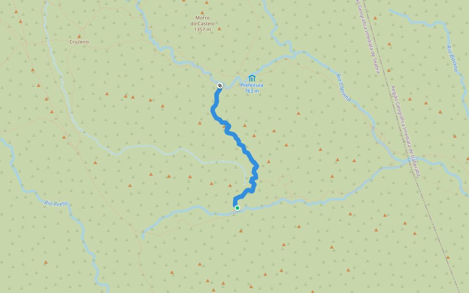 Waterfall trail from above Hiking - Bahia | Pacer