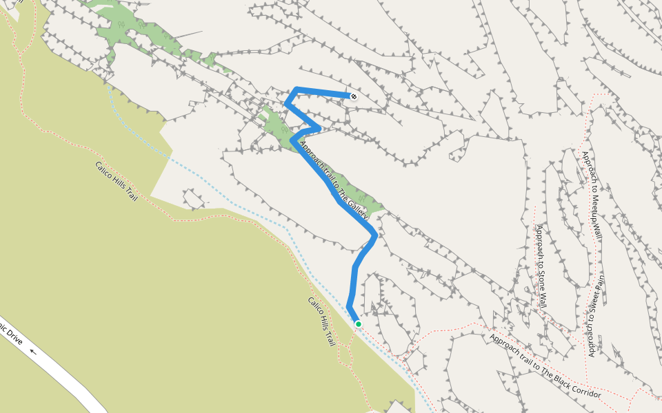 Approach trail to The Gallery Walking and Running - Las Vegas, Nevada ...