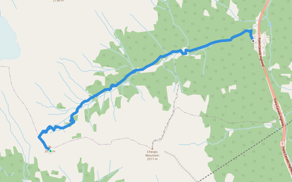 Balu Pass Trail in British Columbia | Walking Map