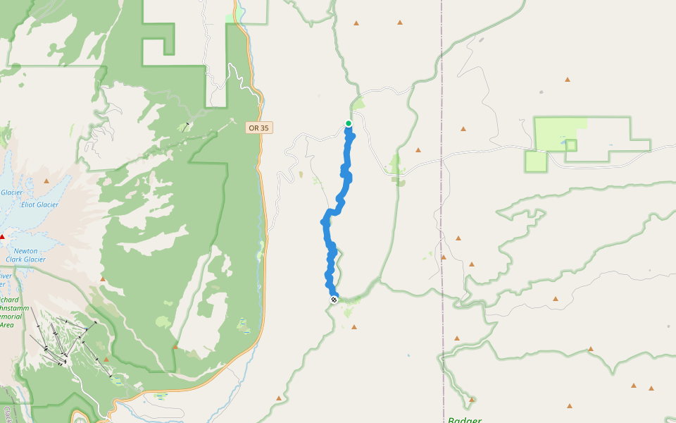 Cooks Meadow Trail #639 in Oregon | Walking Map