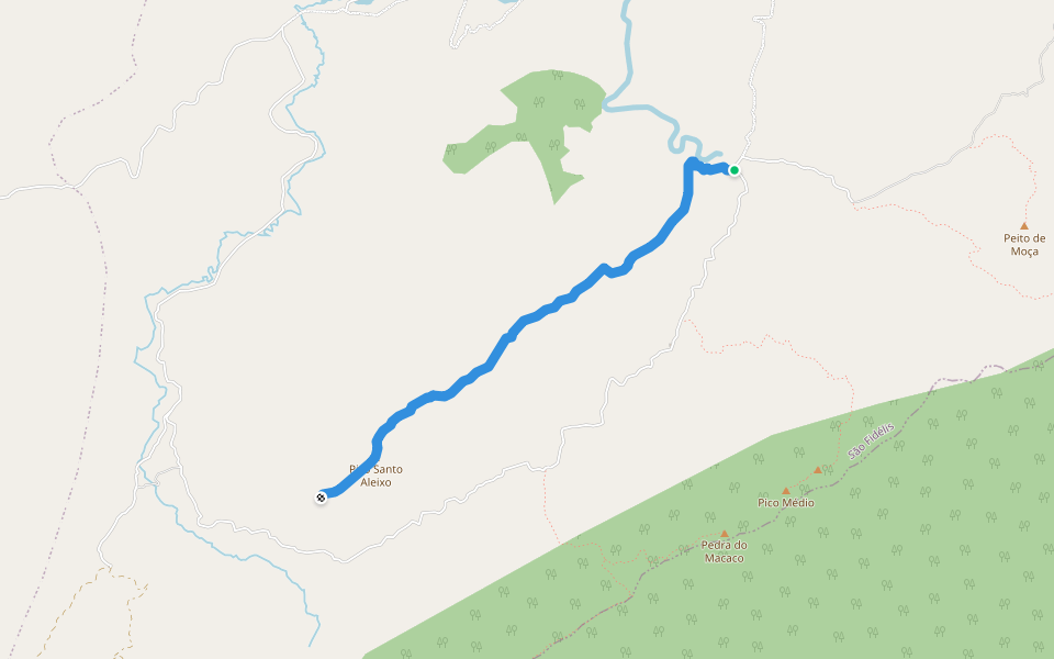 Access trail to Pico Santo Aleixo Hiking - Rio de Janeiro | Pacer