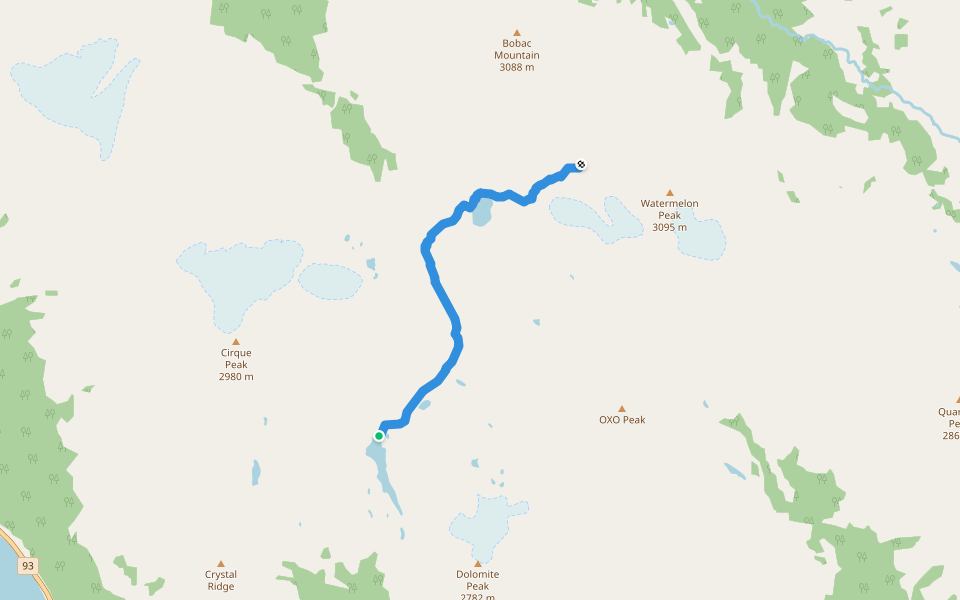 Beyond Alice Lake Route Hiking Trail - Alberta | Pacer