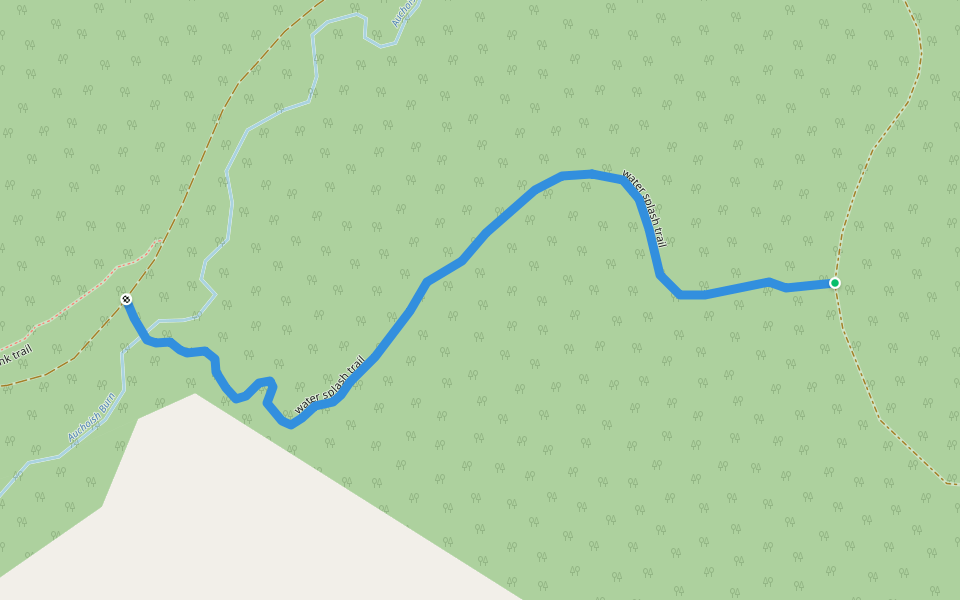 Water splash trail | Walking Map