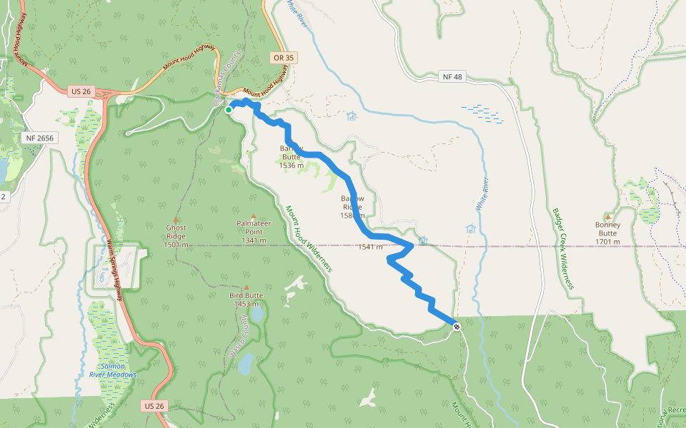 Barlow Butte Trail #670 in Oregon | Walking Map
