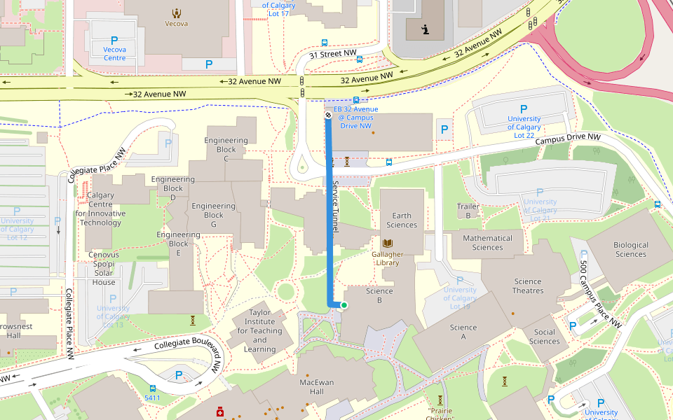 Service Tunnel Walking And Running Trail - Calgary, Alberta | Pacer