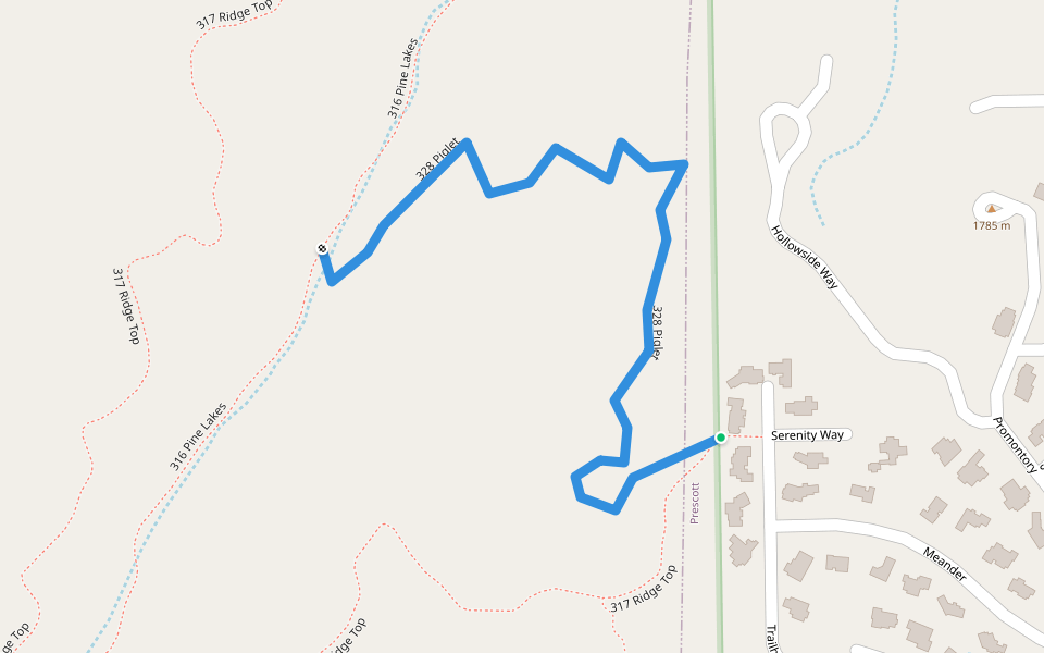 328 Piglet Walking And Running Trail - Prescott, Arizona | Pacer