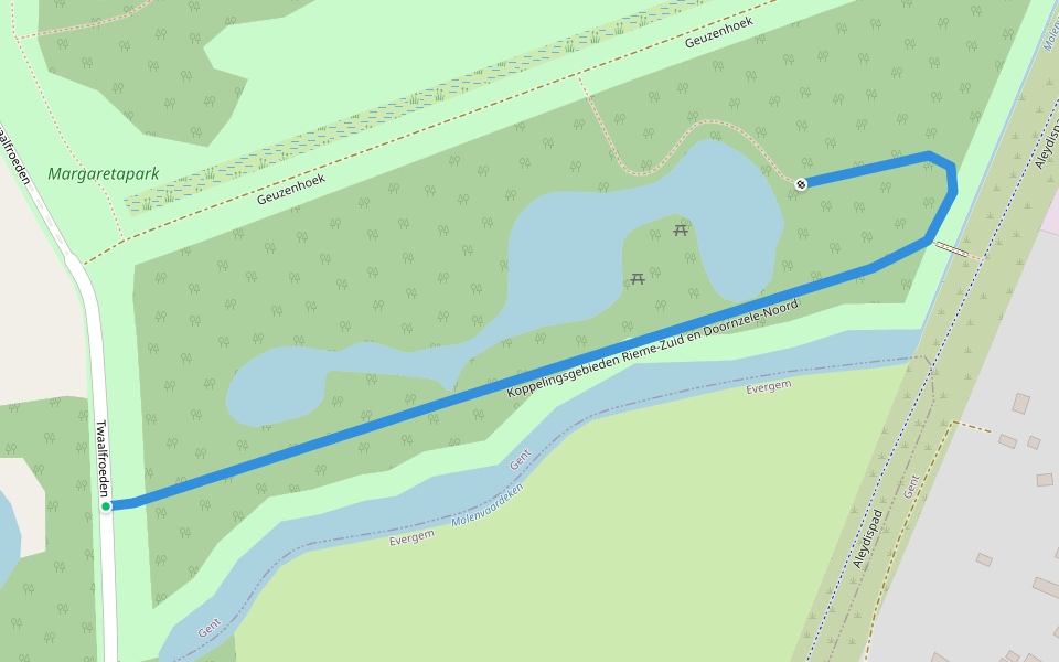 Koppelingsgebieden Rieme-Zuid en Doornzele-Noord in Vlaams Gewest ...