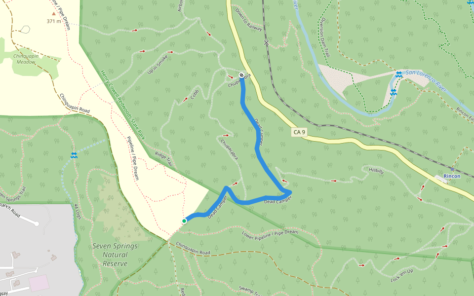 Dead Camper in California | Walking Map