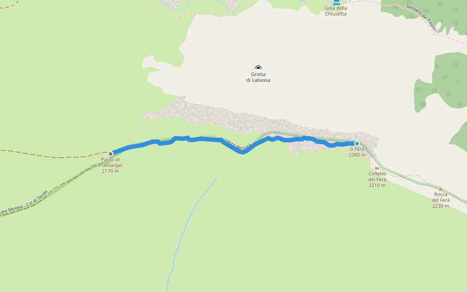 Cresta del Ferà | Walking Map