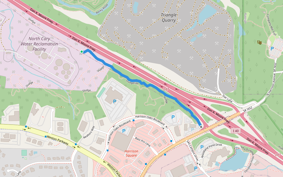 Sludgecap in North Carolina | Walking Map