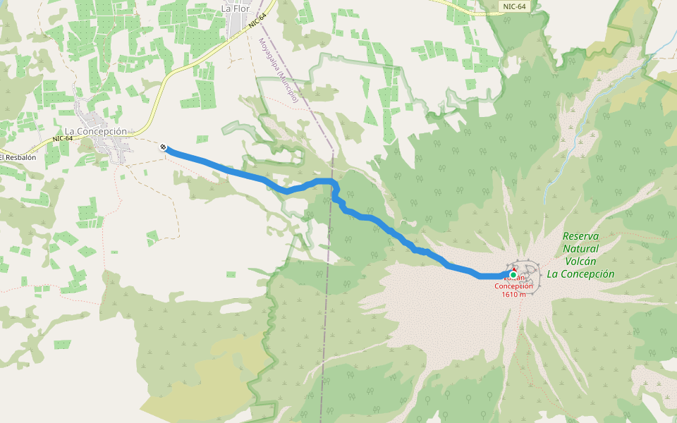 Trail to Concepción Volcano Walking and Running - La Flor, Rivas | Pacer