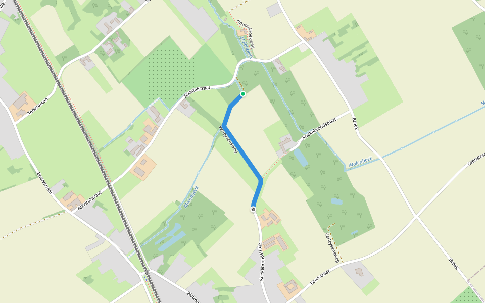 Verleysensweg in Vlaams Gewest | Walking Map