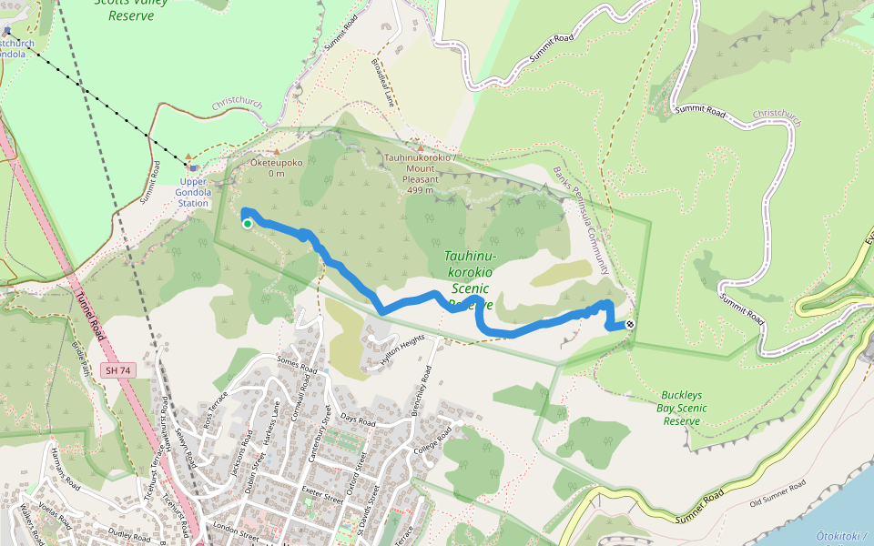 Chalmers Track in Canterbury | Walking Map