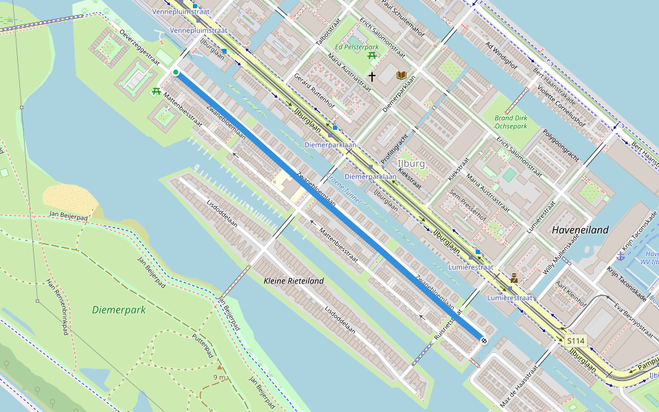 Zwanebloemlaan Walking And Running Trail - Amsterdam, Noord-Holland | Pacer