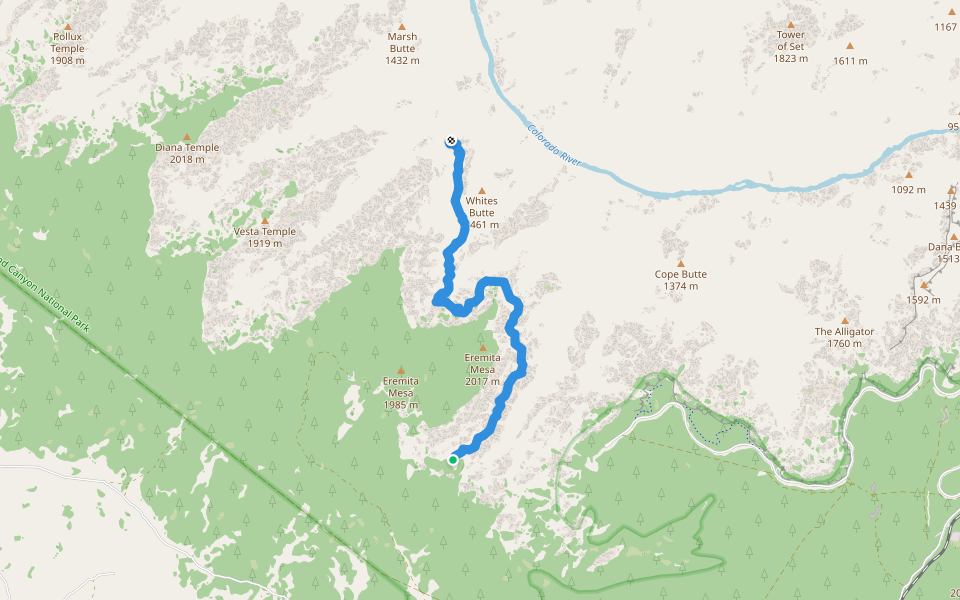 Boucher Trail in Arizona | Walking Map