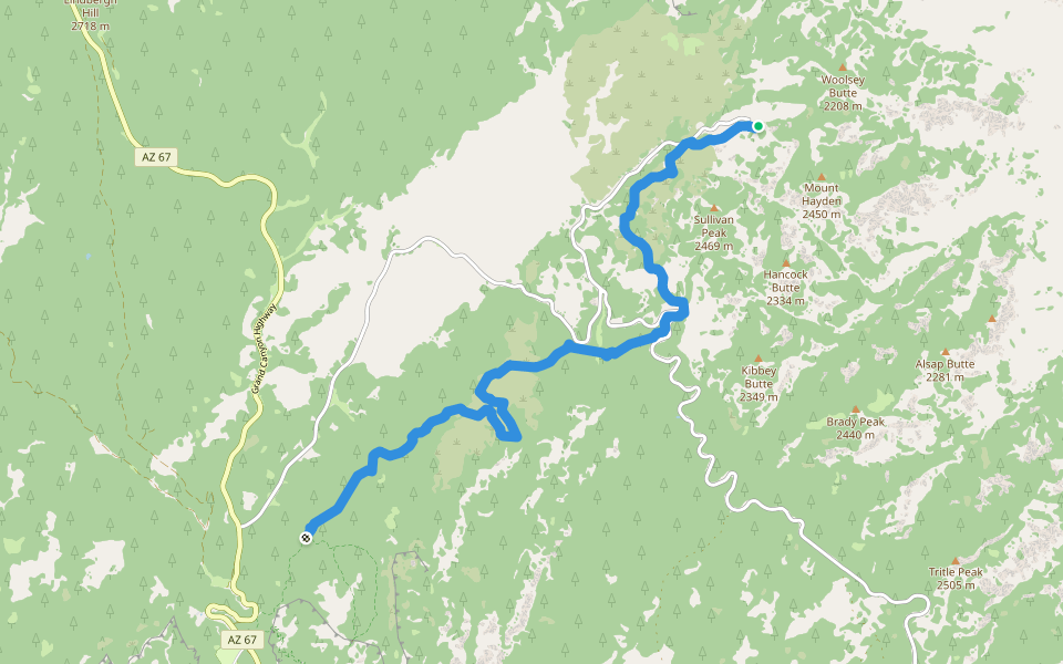 Ken Patrick Trail Hiking - North Rim, Arizona | Pacer