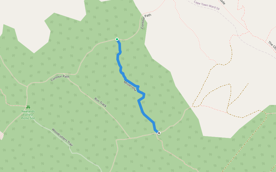 Mysterious in Western Cape | Walking Map