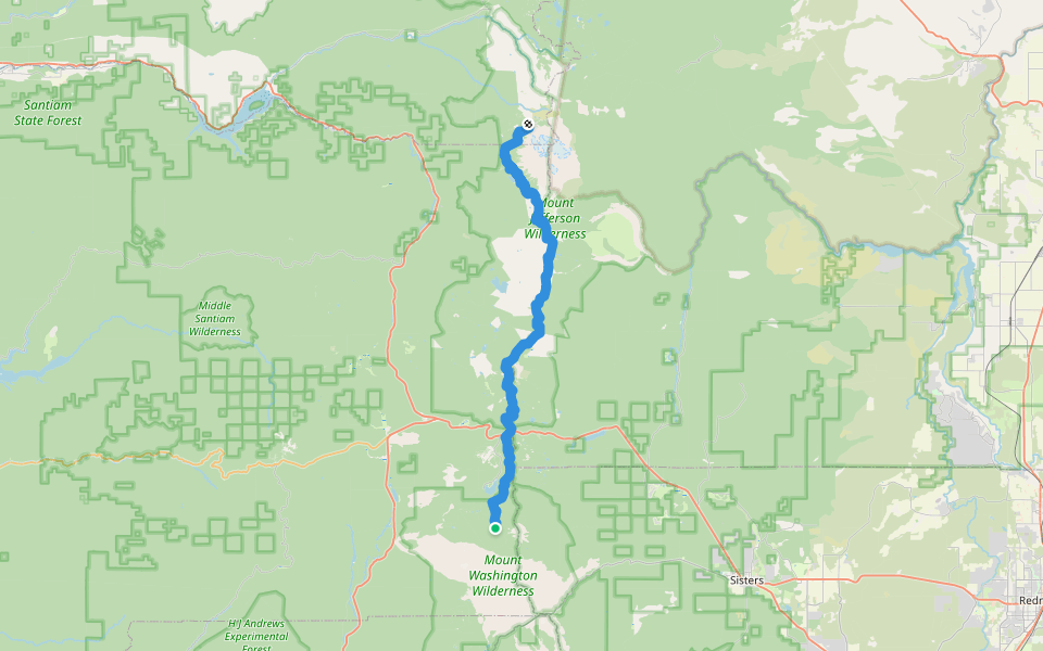 Pacific Crest National Scenic Trail #2000 Hiking - Santiam Junction ...