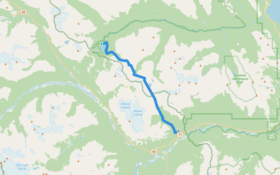 Great Divide Trail in Alberta | Walking Map