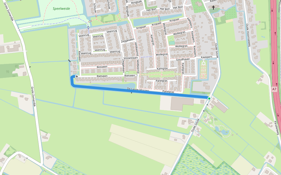 De Lange Morgen Walking And Running Trail - Wognum, Noord-Holland | Pacer