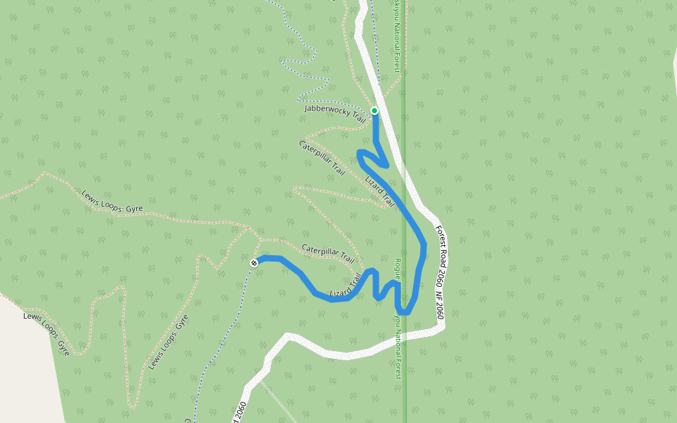 Lizard Trail in Oregon | Walking Map