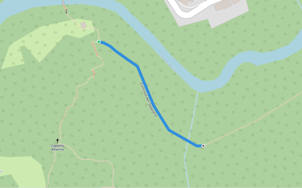 Continue to Seppiana in Piemonte | Walking Map