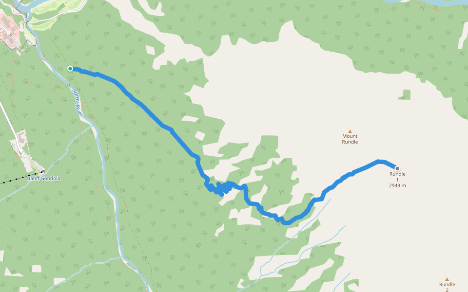 Mt Rundle Route Trail - Banff, Alberta | Pacer