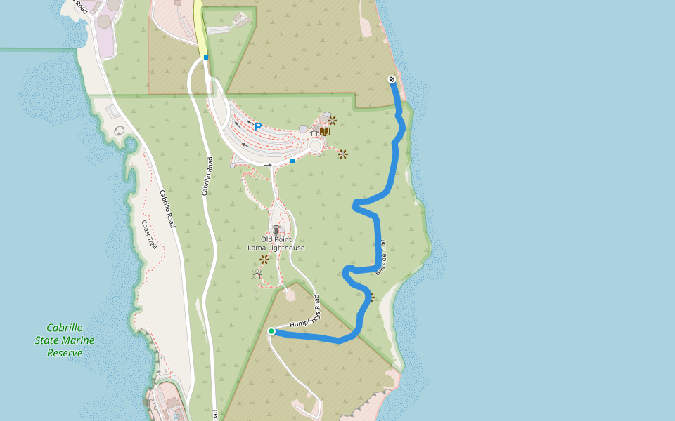 Bayside Trail in California | Walking Map