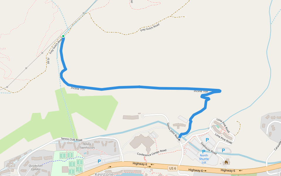 Incline Trail Walking and Running - Keystone, Colorado | Pacer