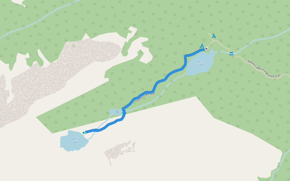 Loomis Lake Trail in Colorado | Walking Map
