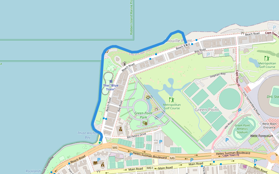 Mouille Point Promenade Hiking Trail - Cape Town, Western Cape | Pacer