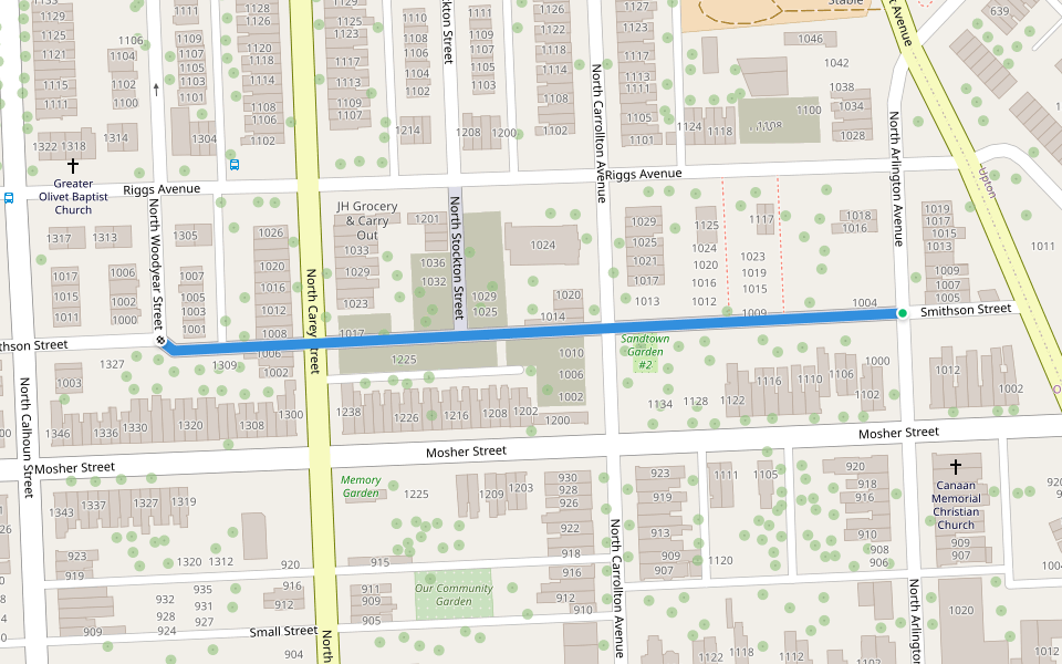 Smithson Street Walking And Running Trail - Baltimore, Maryland | Pacer