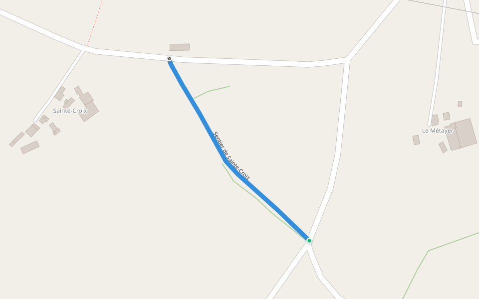 Holy Cross Trail in Nouvelle-Aquitaine | Walking Map