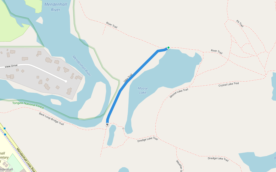 Dike Trail in Alaska | Walking Map