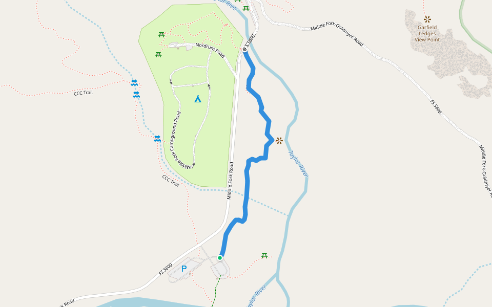 Taylor River Connector in Washington | Walking Map
