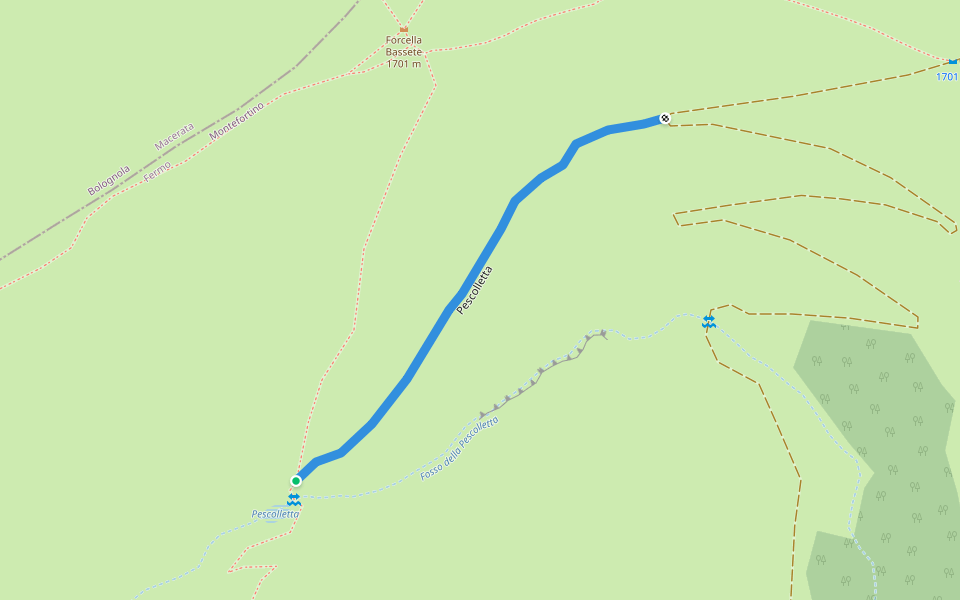 Pescolletta | Walking Map