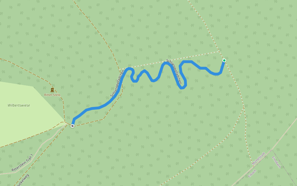 Snake path in Hessen | Walking Map