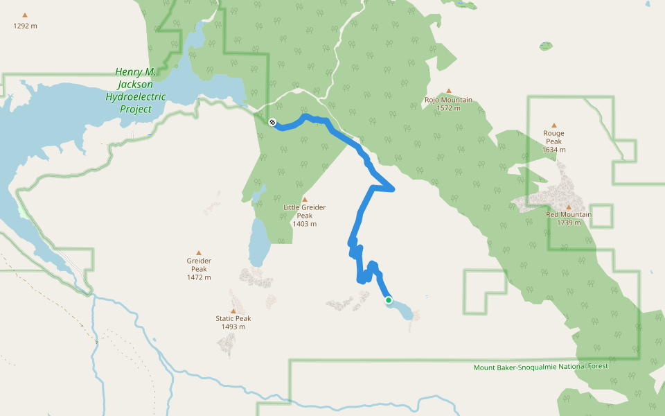 Boulder Lake Trail in Washington | Walking Map