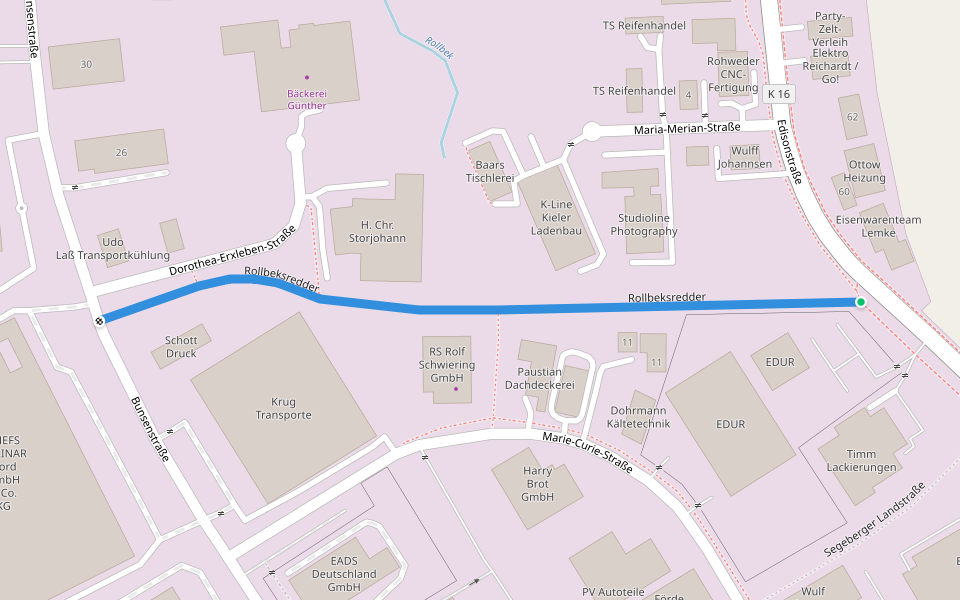 Rollbeksredder in Schleswig-Holstein | Walking Map