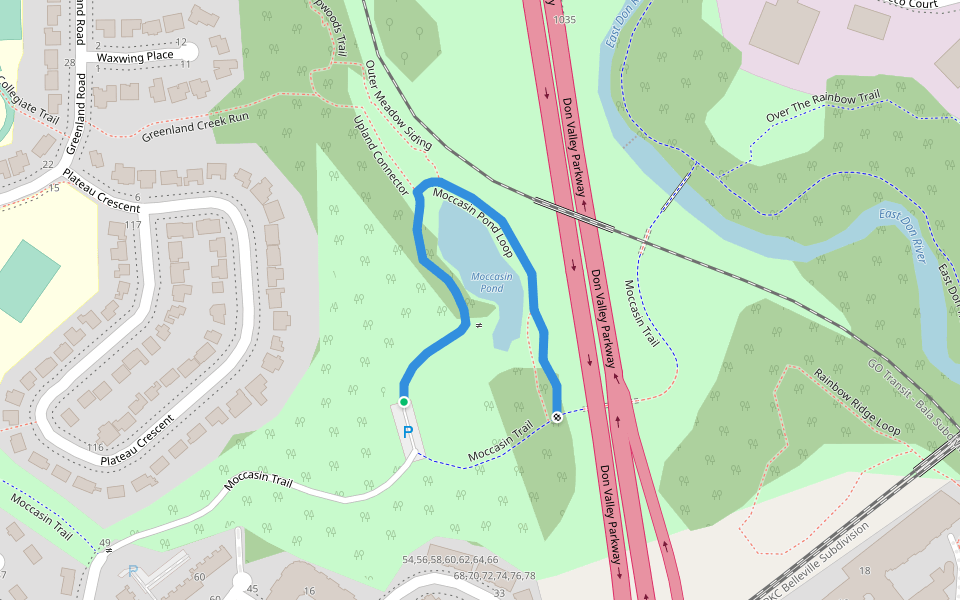 Moccasin Pond Loop Walking And Running Trail - Toronto, Ontario | Pacer