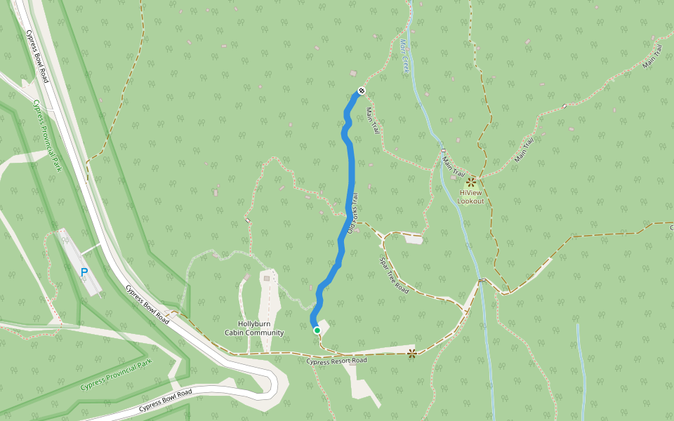 Old Forks Trail in British Columbia | Walking Map