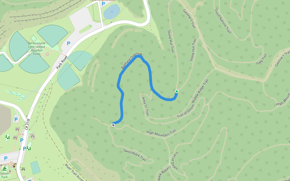 Ballfield Overlook Walking And Running Trail - Barboursville, West ...