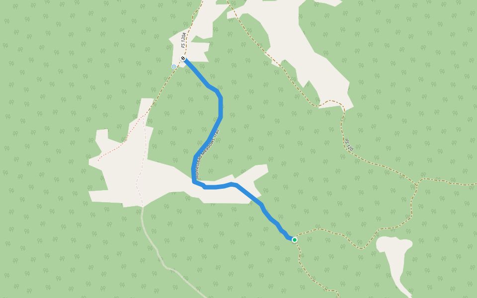 Meadow Loop 1006 in Colorado | Walking Map